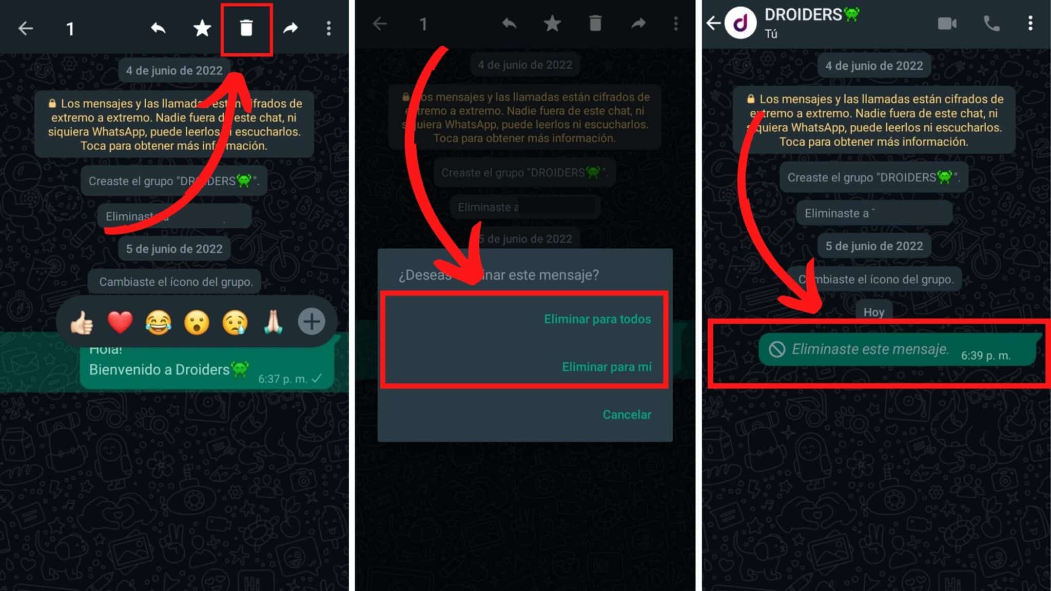 Tutorial: Como Cancelar Eliminar Mensajes De WhatsApp